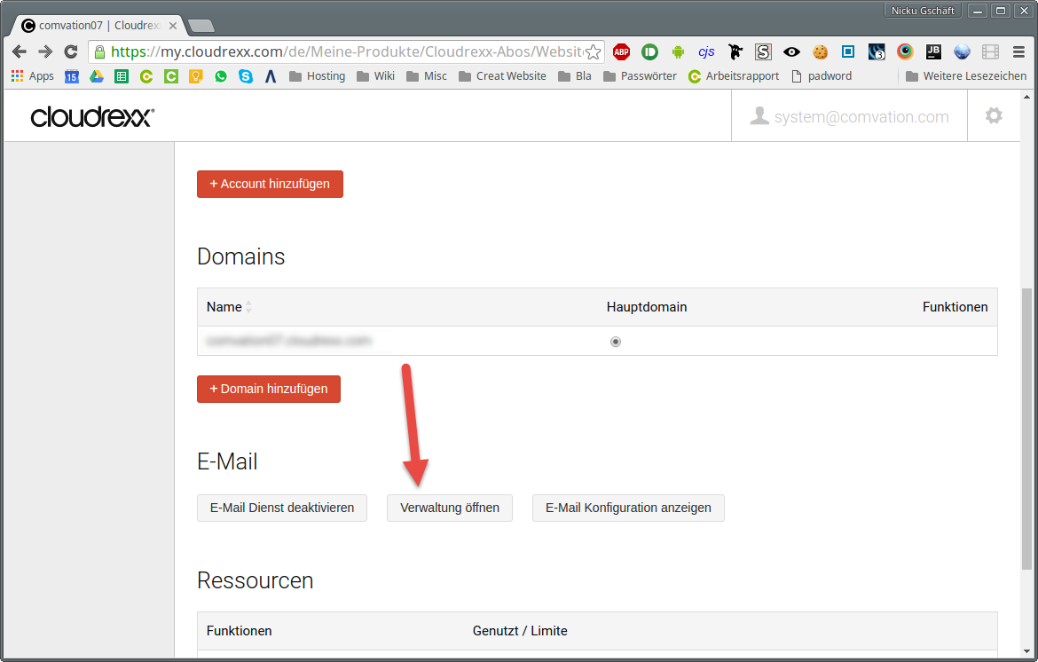 E-Mail Adresse erstellen : Support